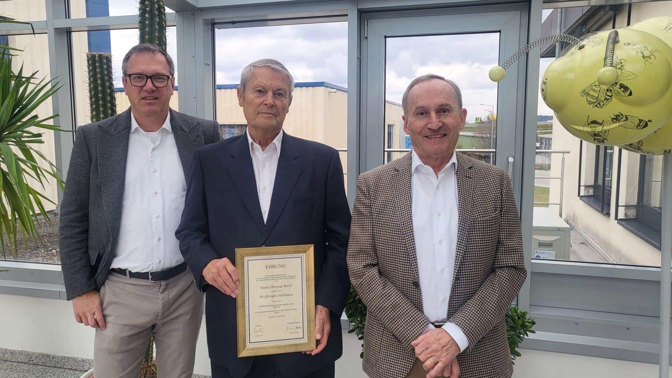 Dietmar Weiss begeht 60jähriges Firmenjubiläum – KunststoffXtra